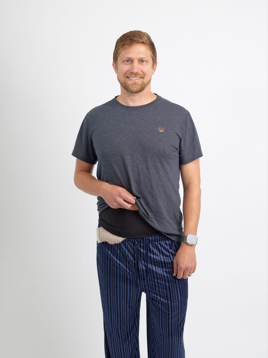 Easy Slip-On Vertical Ostomy Belt | No Buckles or Straps | Large Sizes ...