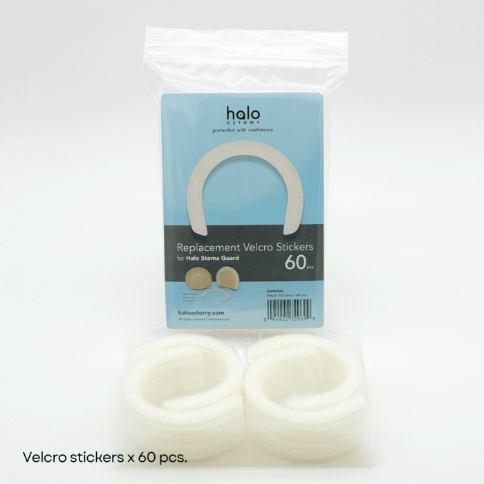 Halo Stoma Guard Replacement Velcro Stickers | 60-Pack Strong Adhesive ...
